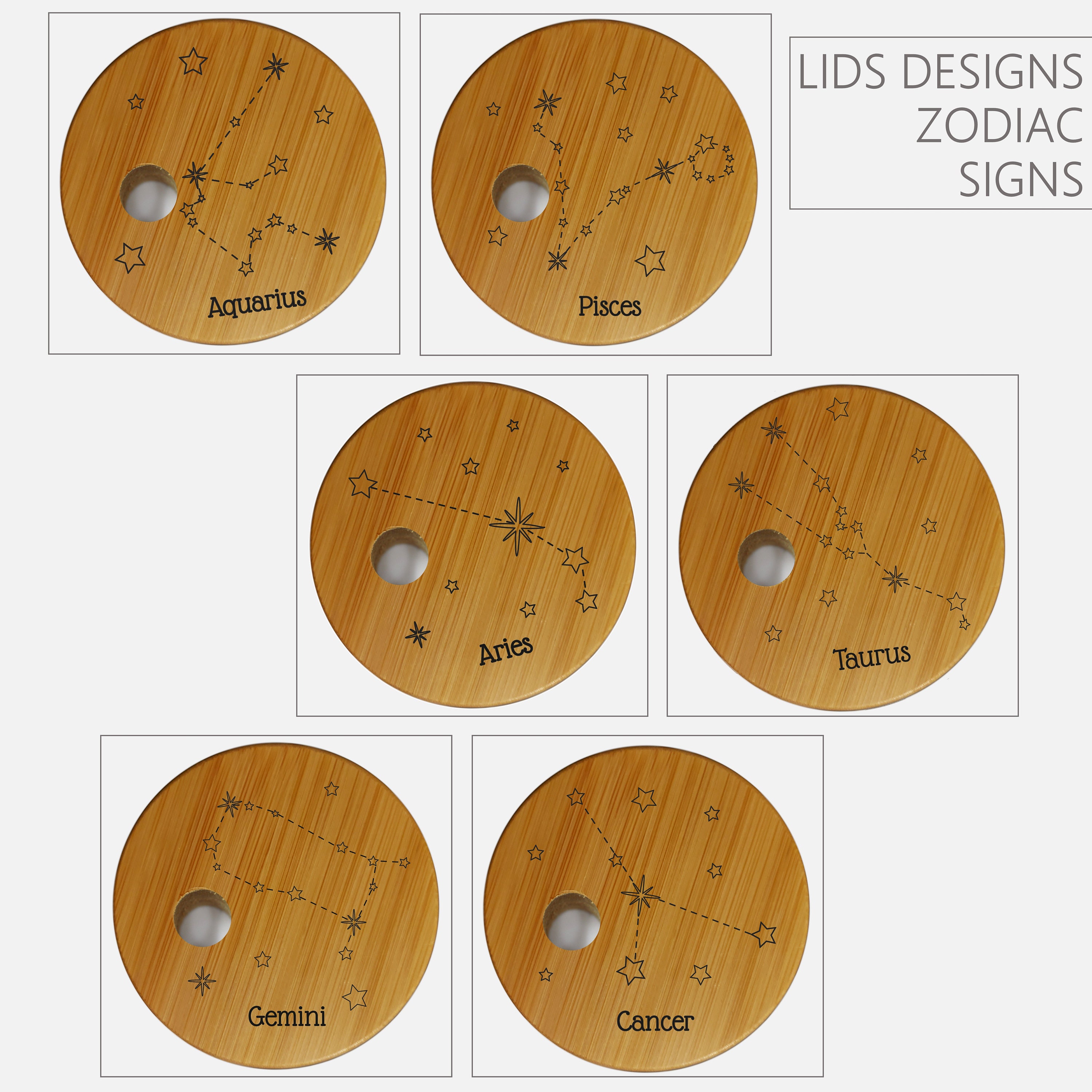 Zodiac Sign Constellations Handmade Ceramic Tumbler With Lid - Etsy