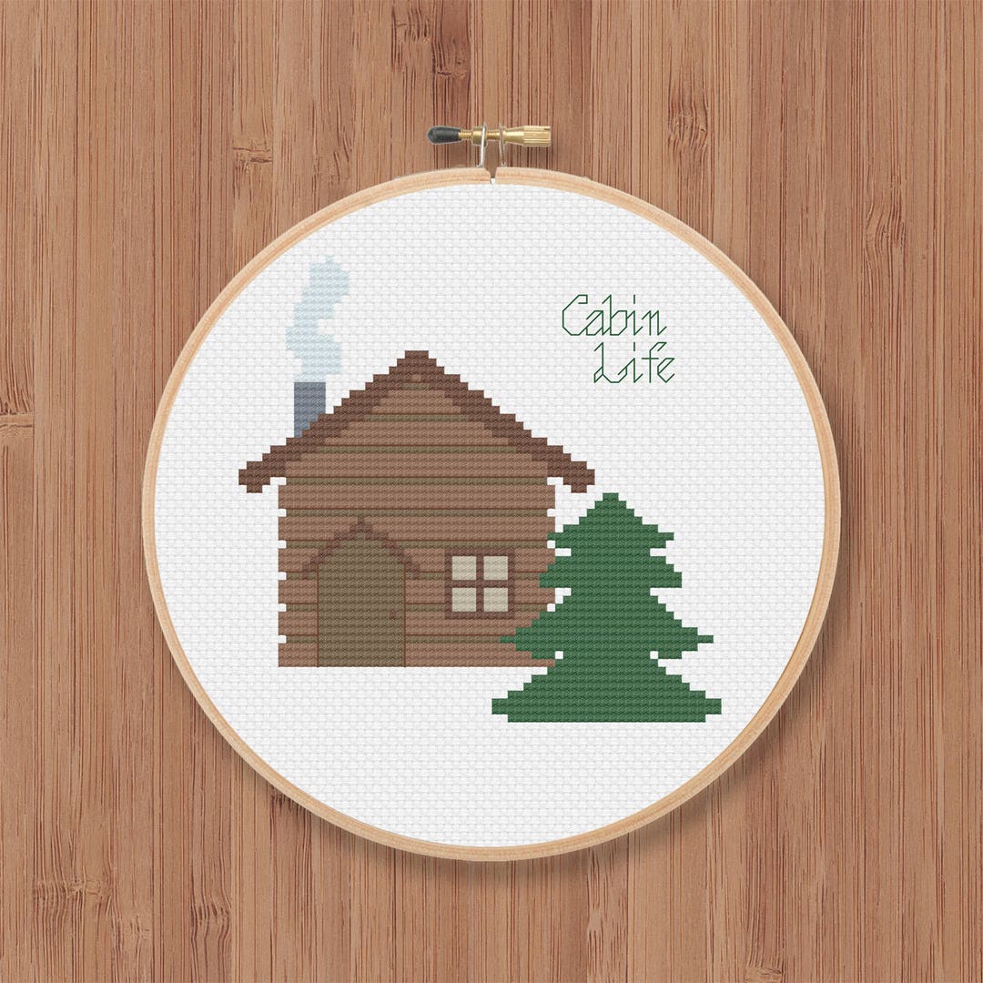 Cabin Life Cross Stitch Pattern - Etsy