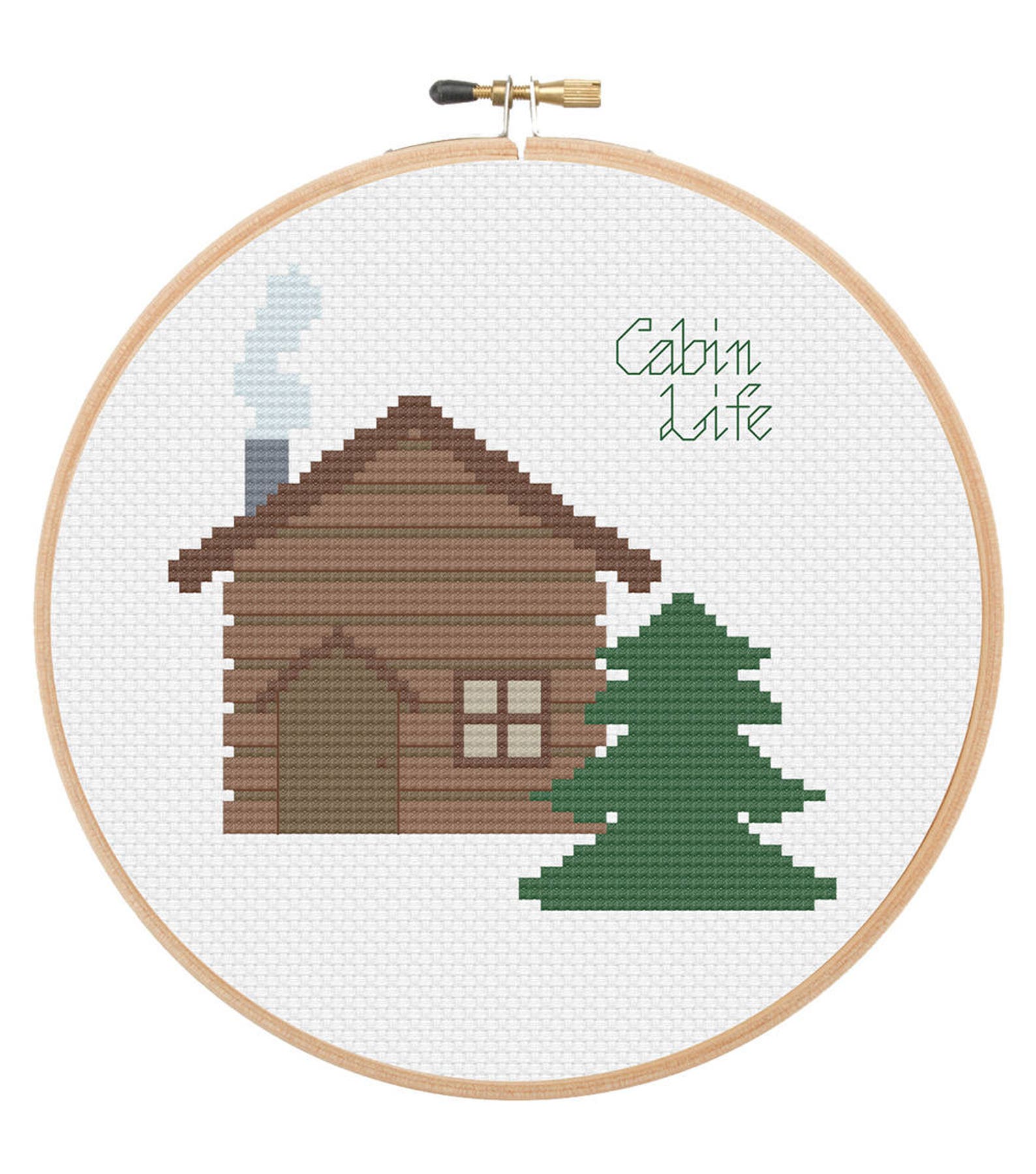 Cabin Life Cross Stitch Pattern - Etsy
