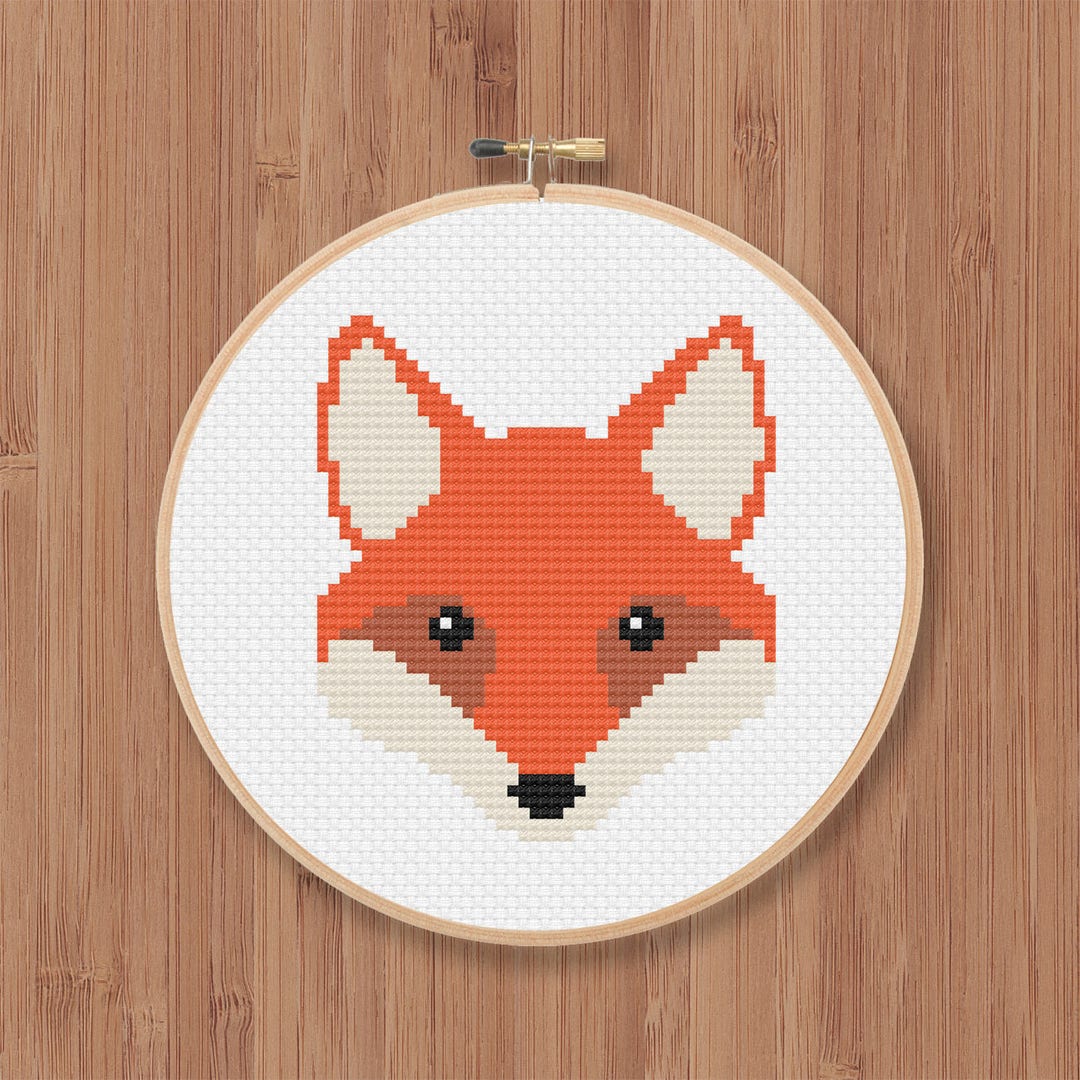 Fox Cross Stitch Pattern - Etsy