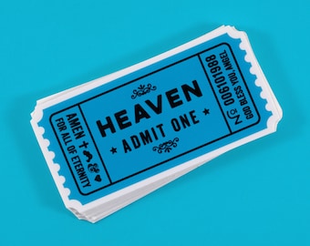 Golden Ticket to Heaven - Etsy