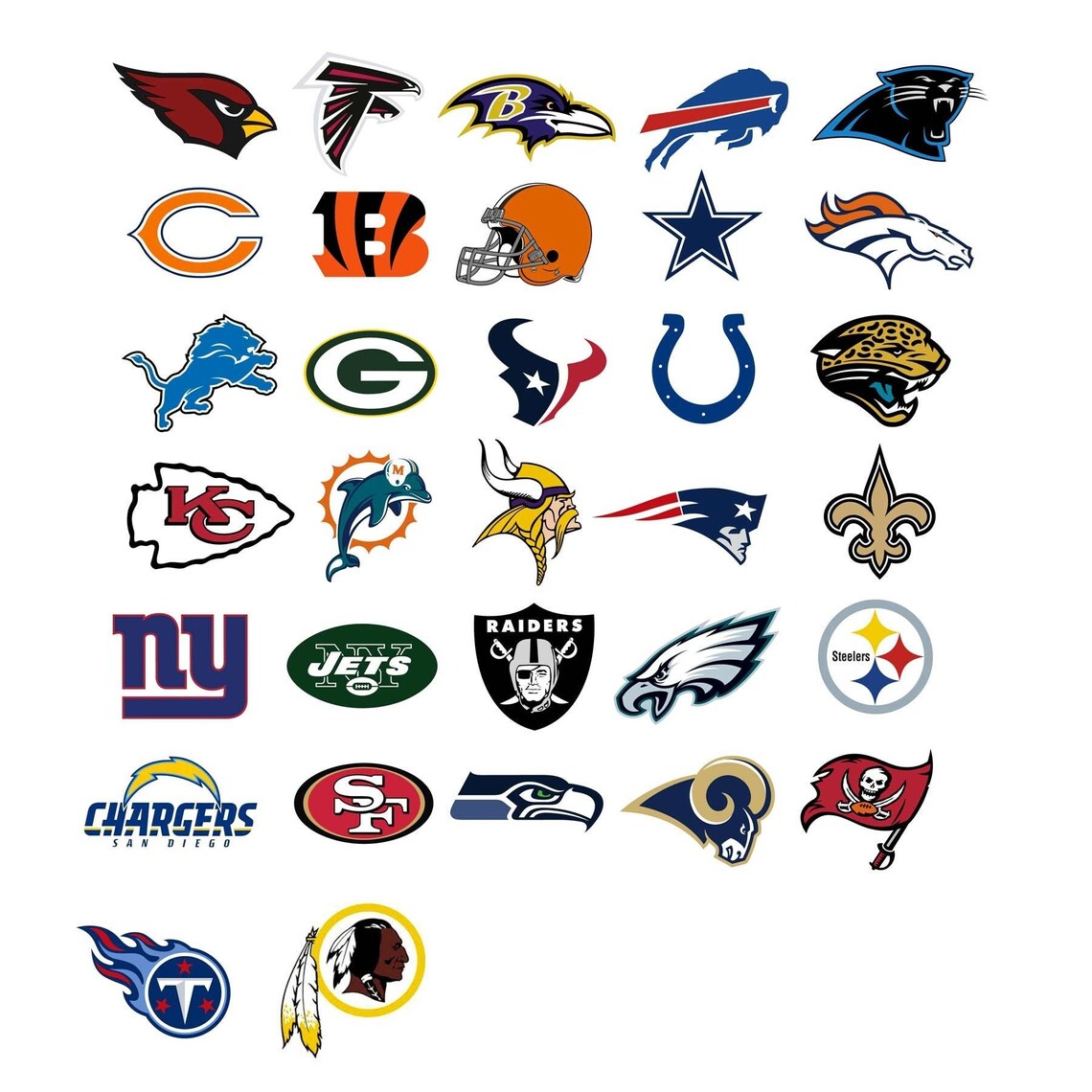 NFL Football Team Fan Towel Rag - Etsy