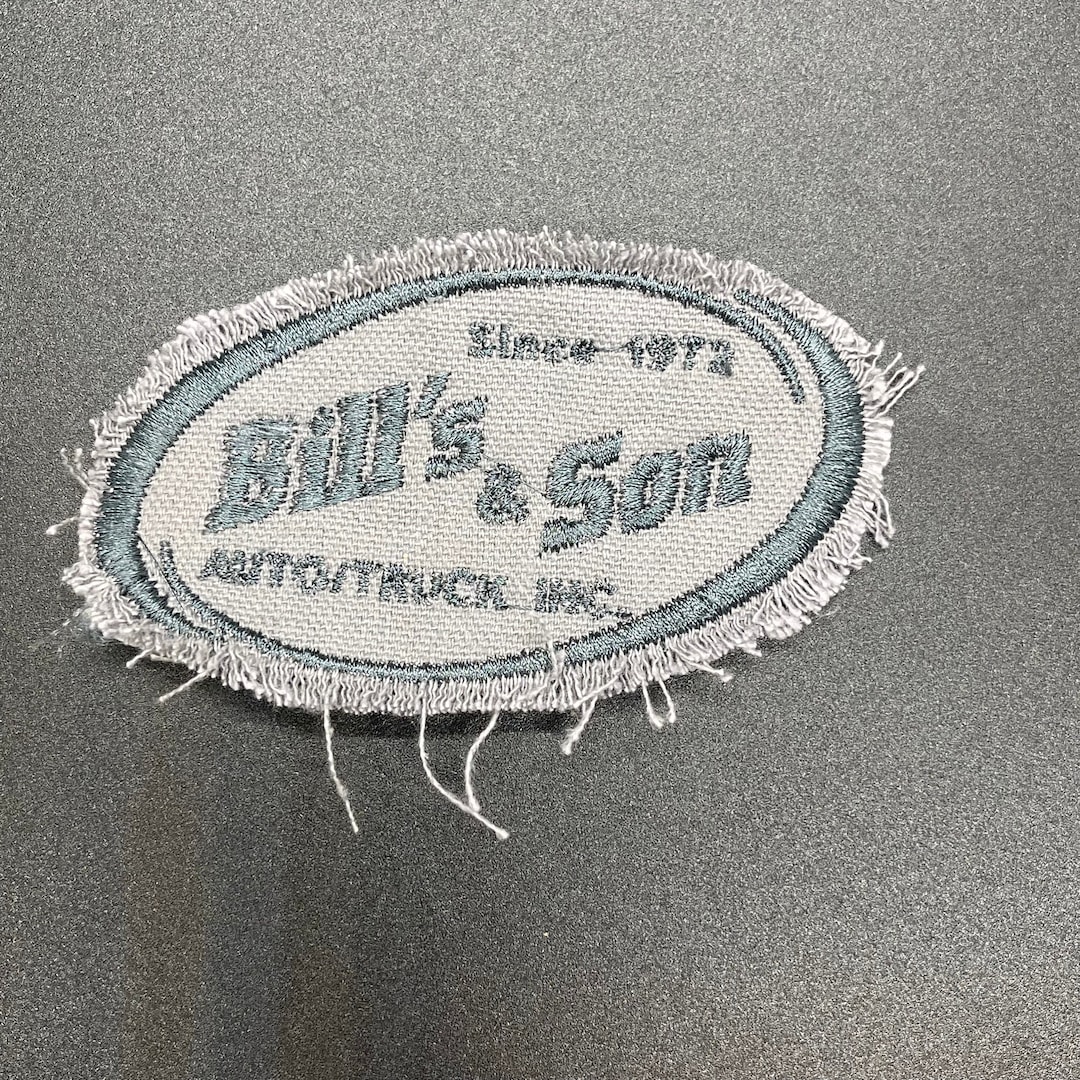 1 Color Distressed Rugged Custom Logo Patch - Etsy