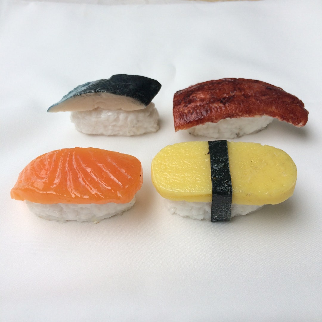 4 PCS Fake Sushi Artificial Japanese Food Display Photo Prop - Etsy