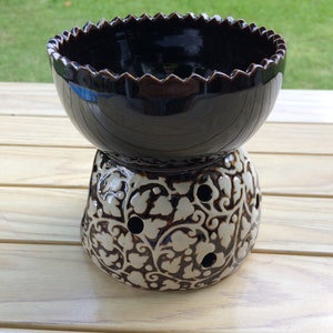 Ceramic Oil Diffuser Tealight Essential Oil Burner for Spa or - Etsy