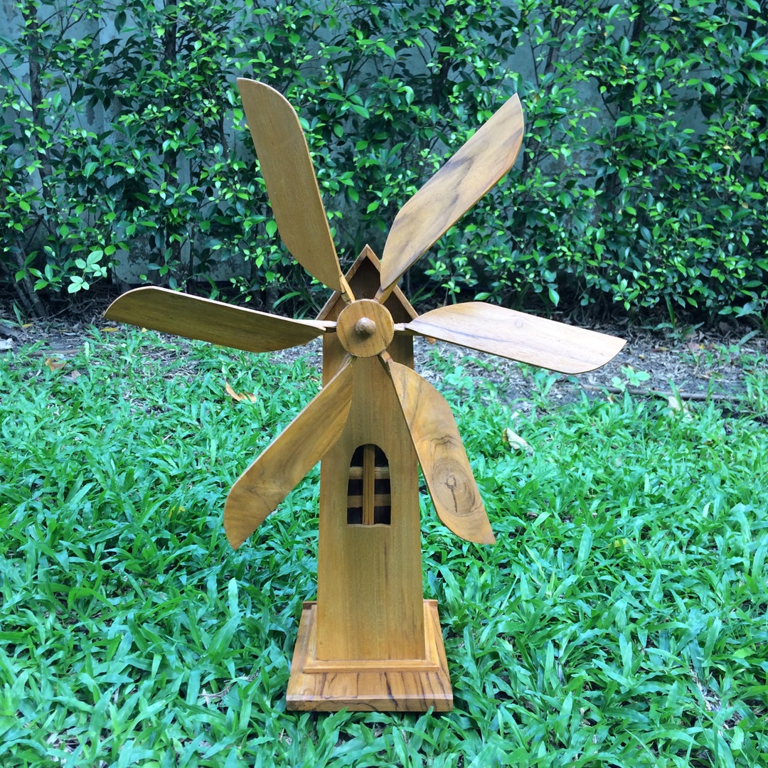 Small Wooden Windmill for Home Decor, Souvenir - Etsy