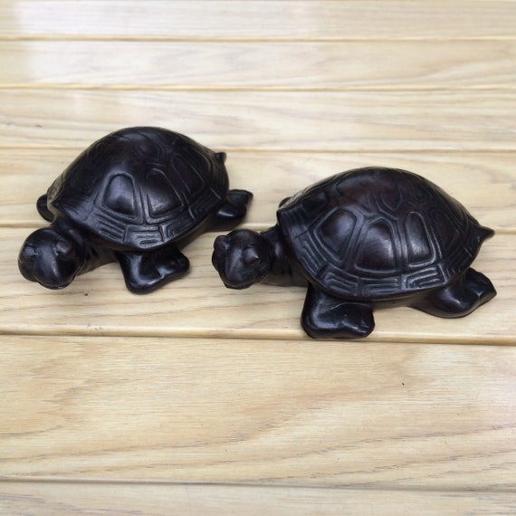 Set of 2 Snapping Turtle Resin Figurine Animal Statue Home - Etsy