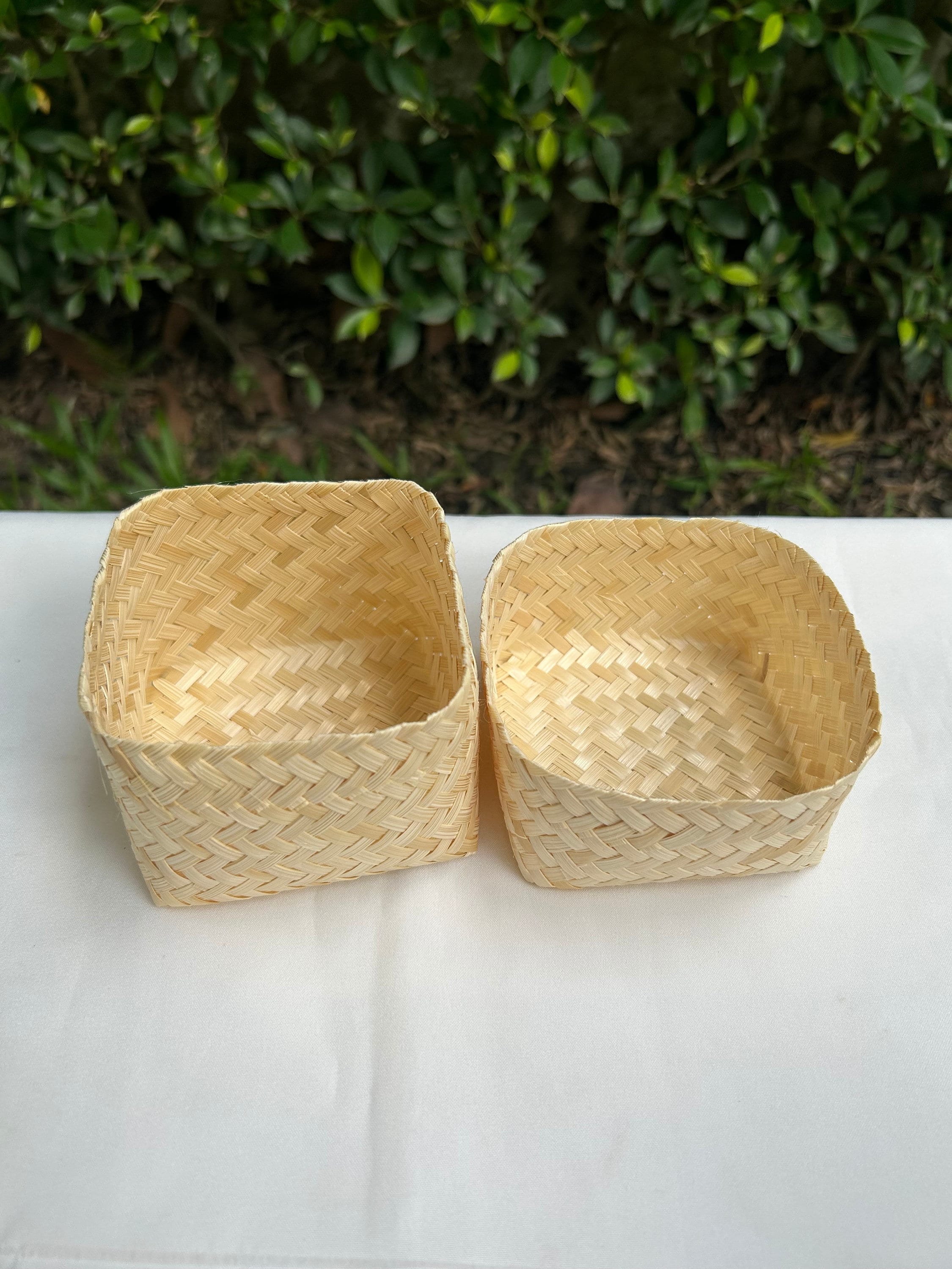 Pack of 4 Woven Bamboo Sticky Rice Box Bamboo Storage Box 3 - Etsy