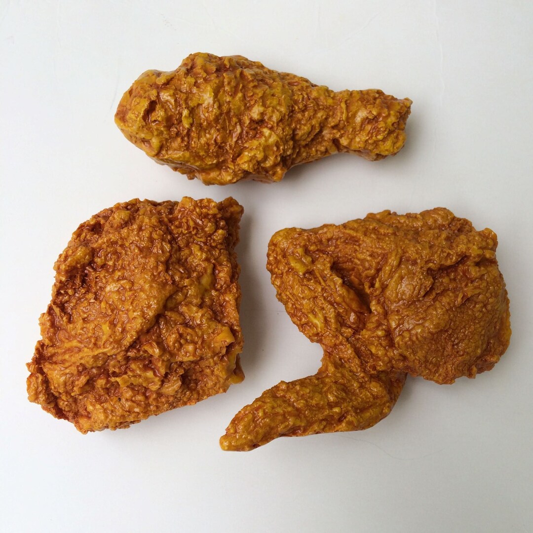 Fake Fried Chicken Artificial Faux Food for Display, Shop Decor, Props ...