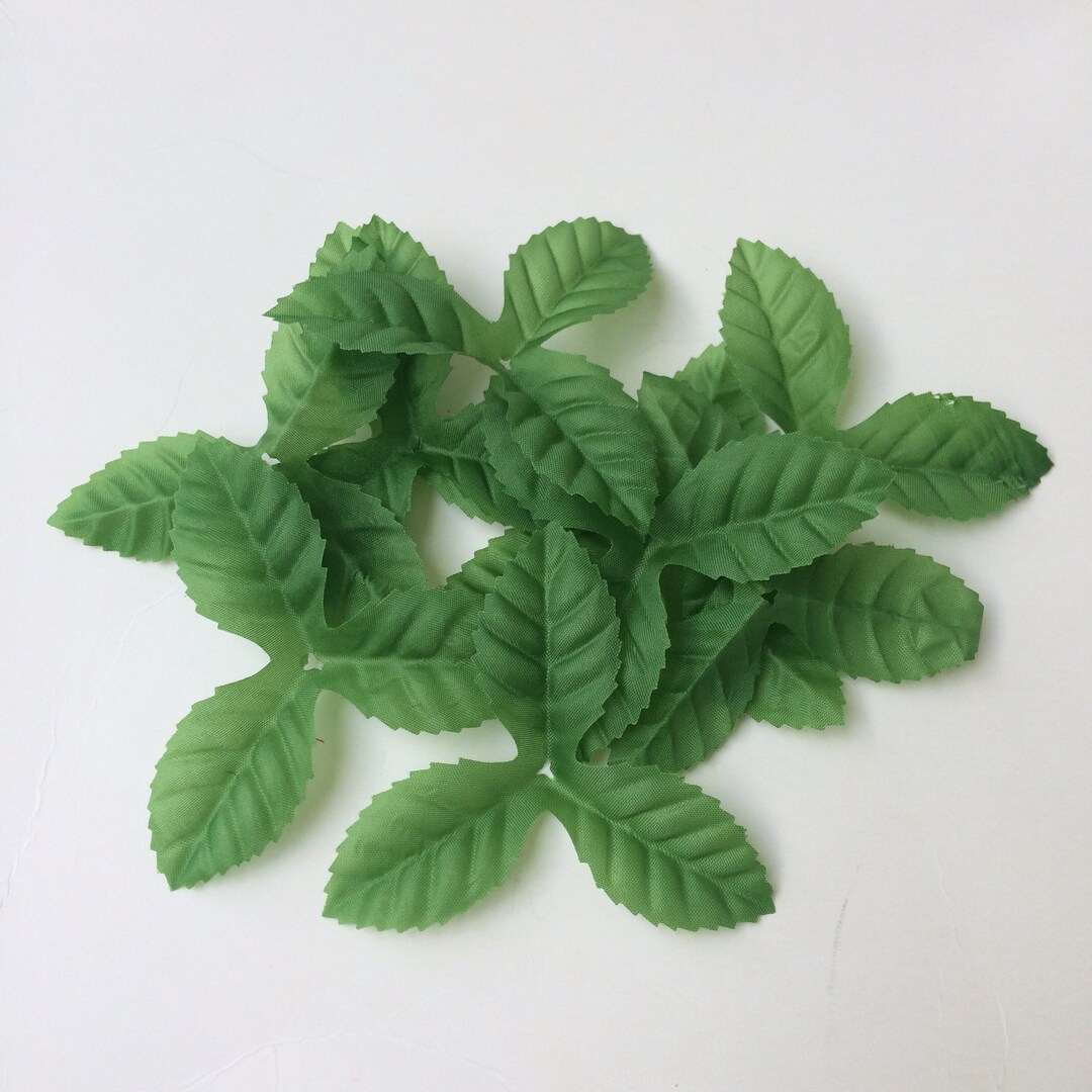 100 PCS Fake Fabric Leaves Artificial Leaves Craft Supplies - Etsy