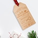 Personalized Santa Tags | Wooden Stocking Name Tags | Kids Name Gift ...