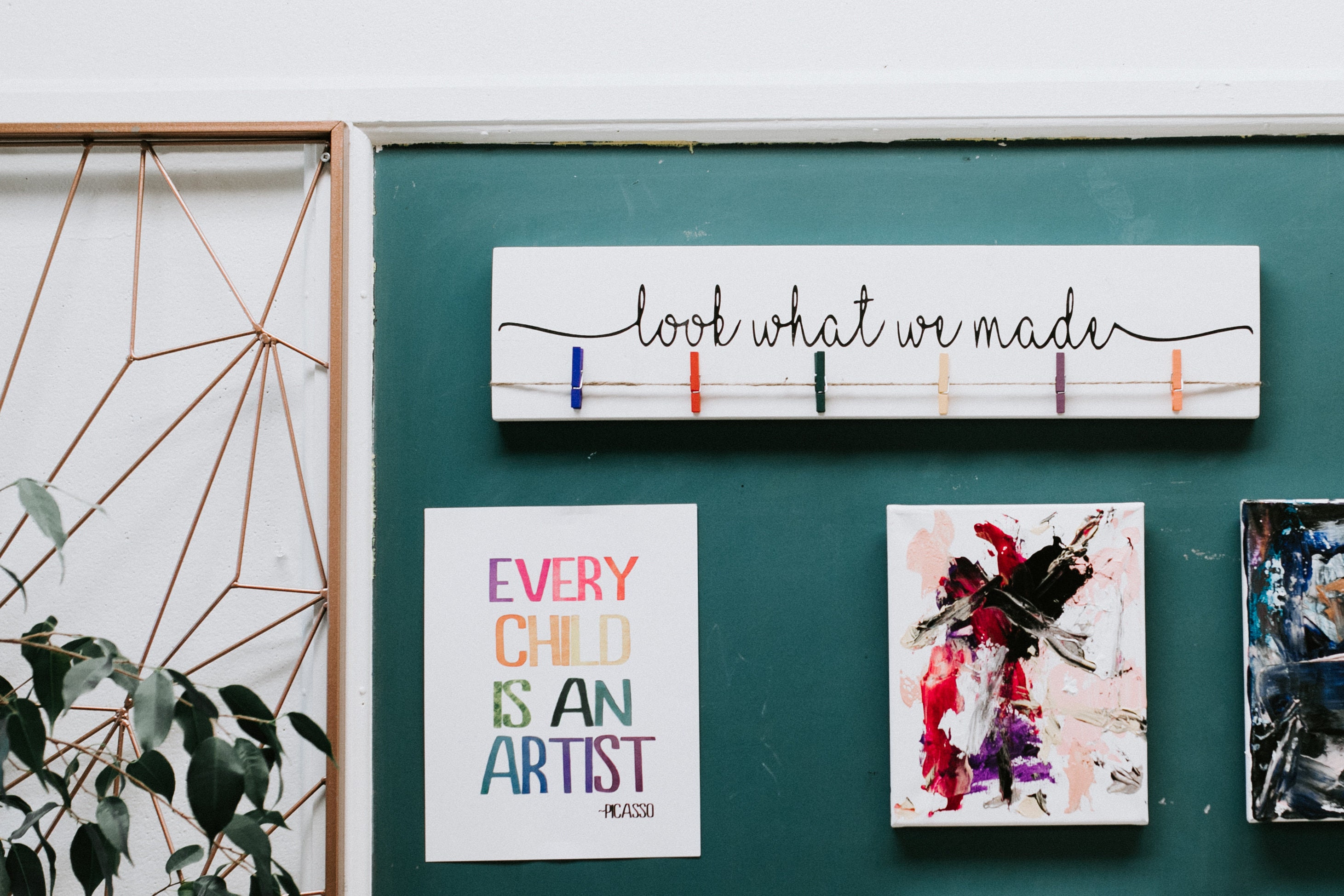 3D Kids Art Display Sign | 24