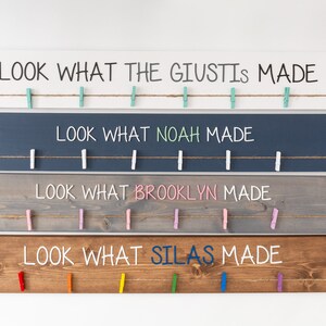 3D Kids Craft Look What I Made Sign | 36" Art Sign | Kids Art Display ...