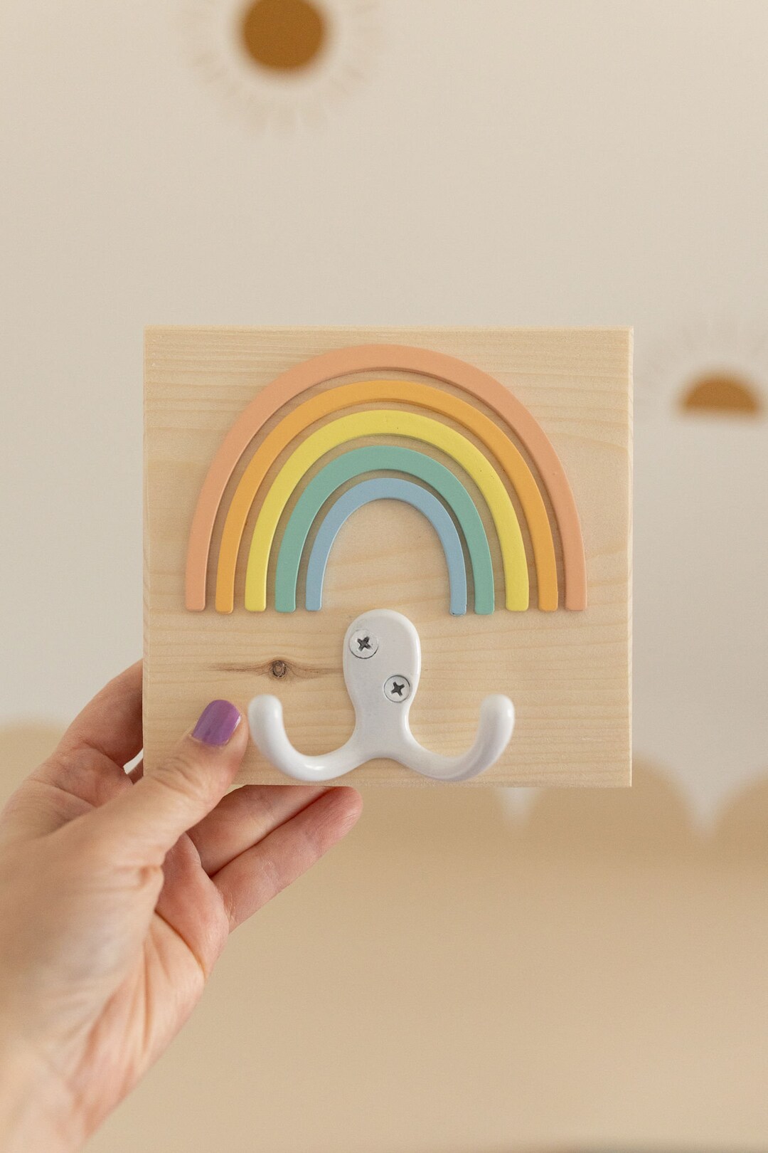Kids Wall Hook | Nursery Wall Hook | Kids Wall Decor | Bedroom Hooks ...