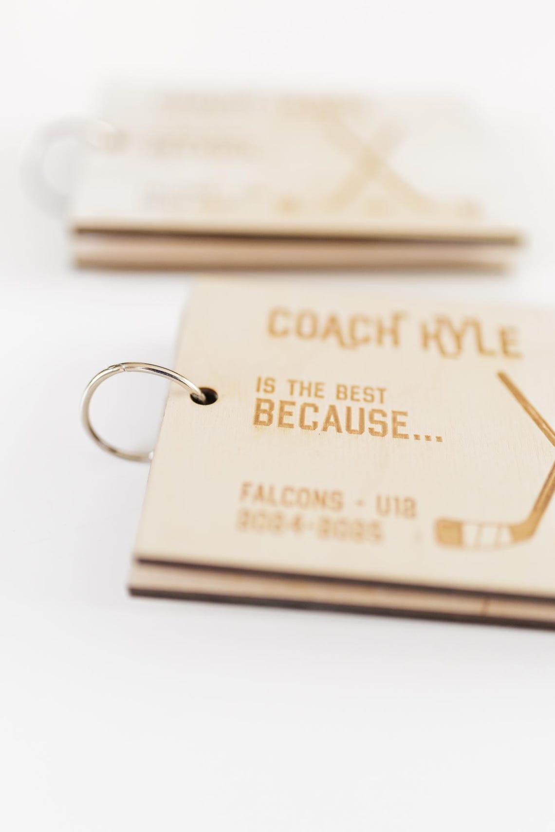 Hockey Coach Gift Keepsake Book | Personalized Hockey Coach Thank You ...