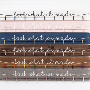 3D Kids Craft Look What I Made Sign | 36" Children's Art Sign | Kids ...