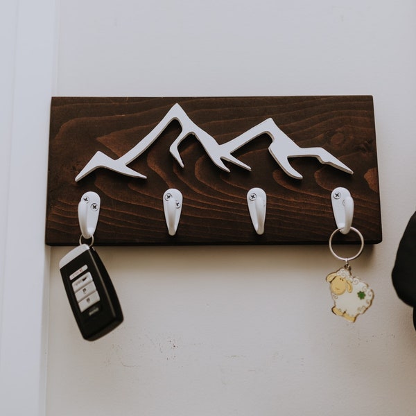 Mountain Key Rack - Etsy