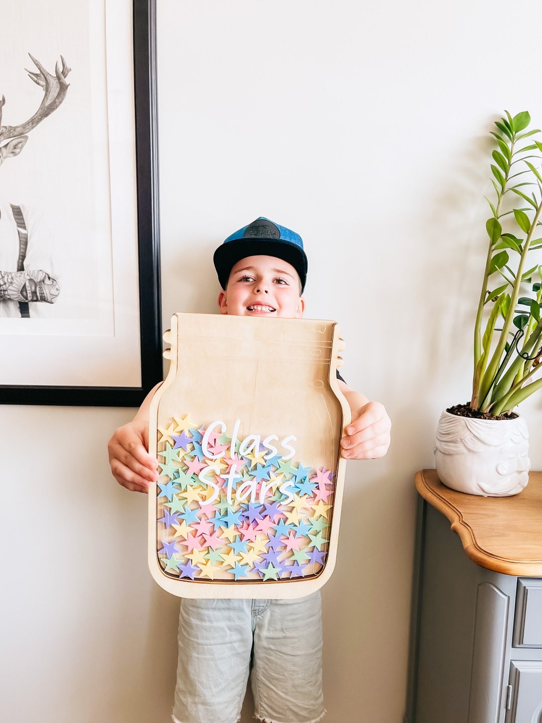 XL Classroom Reward Jar Class Star Jar Whole Class Reward - Etsy Canada