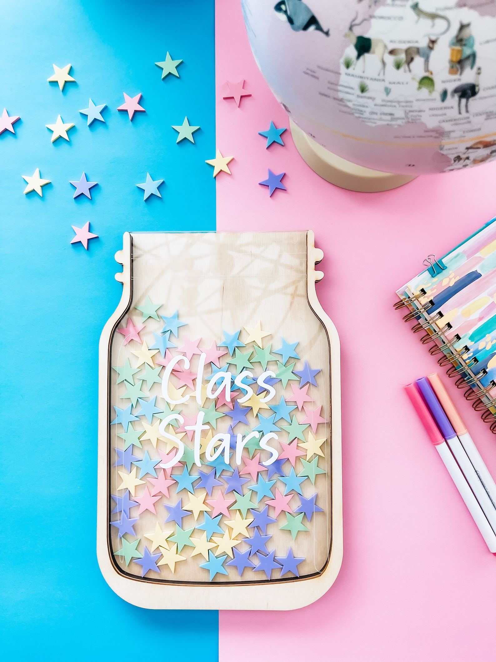 XL Classroom Reward Jar Class Star Jar Whole Class Reward - Etsy Canada