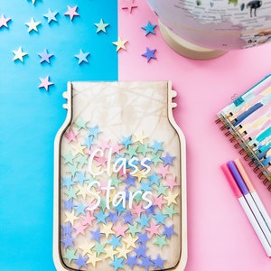 XL Classroom Reward Jar Class Star Jar Whole Class Reward - Etsy Canada