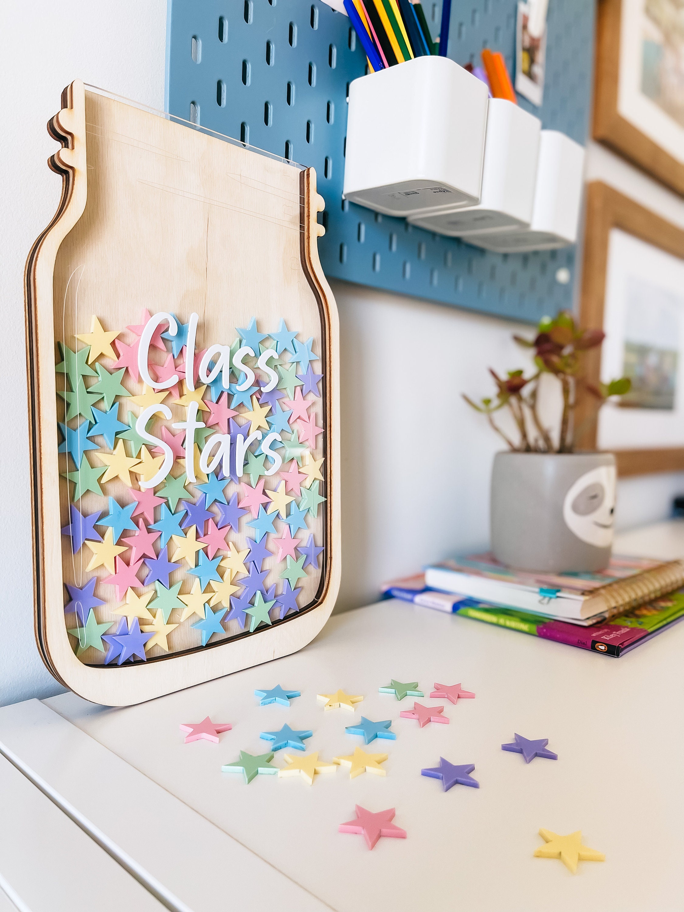 XL Classroom Reward Jar Class Star Jar Whole Class Reward - Etsy Canada