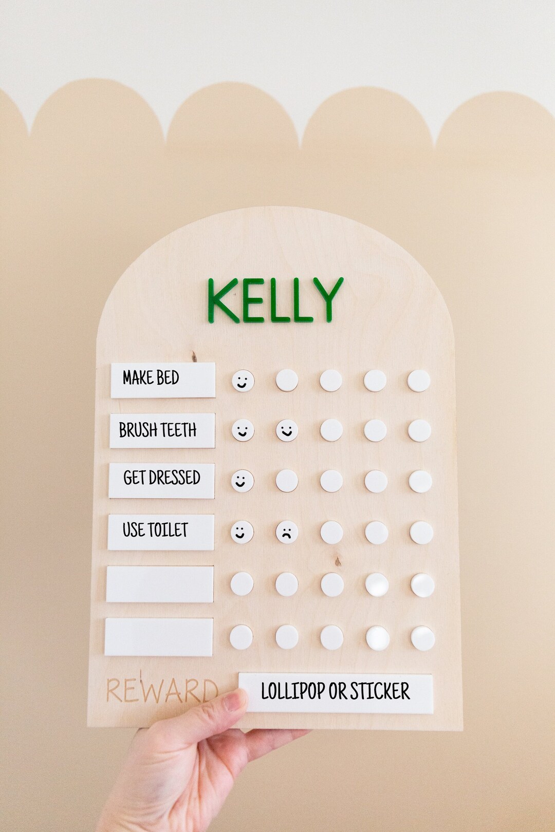 Kids Personalized Reward Chart | Kids Chore Chart | Daily Chore Chart ...