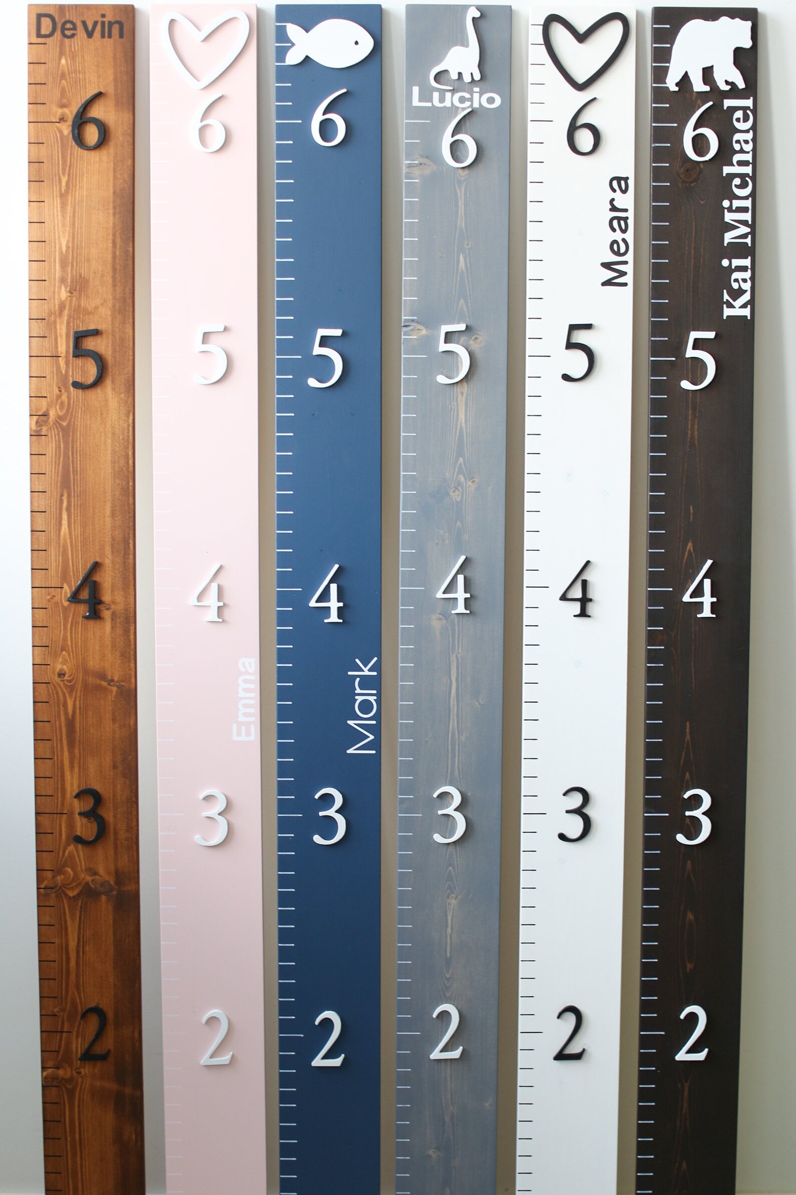 Growth Chart Ruler 3D Playroom Decor Wall Ruler | Etsy