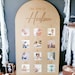 Arched First Birthday Photo Board | One Year Baby Board | Picture Board ...