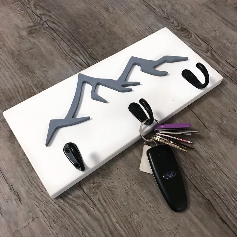 Mountain Decor Key Holder Sign 3D Sign Jacket Holder Hook | Etsy