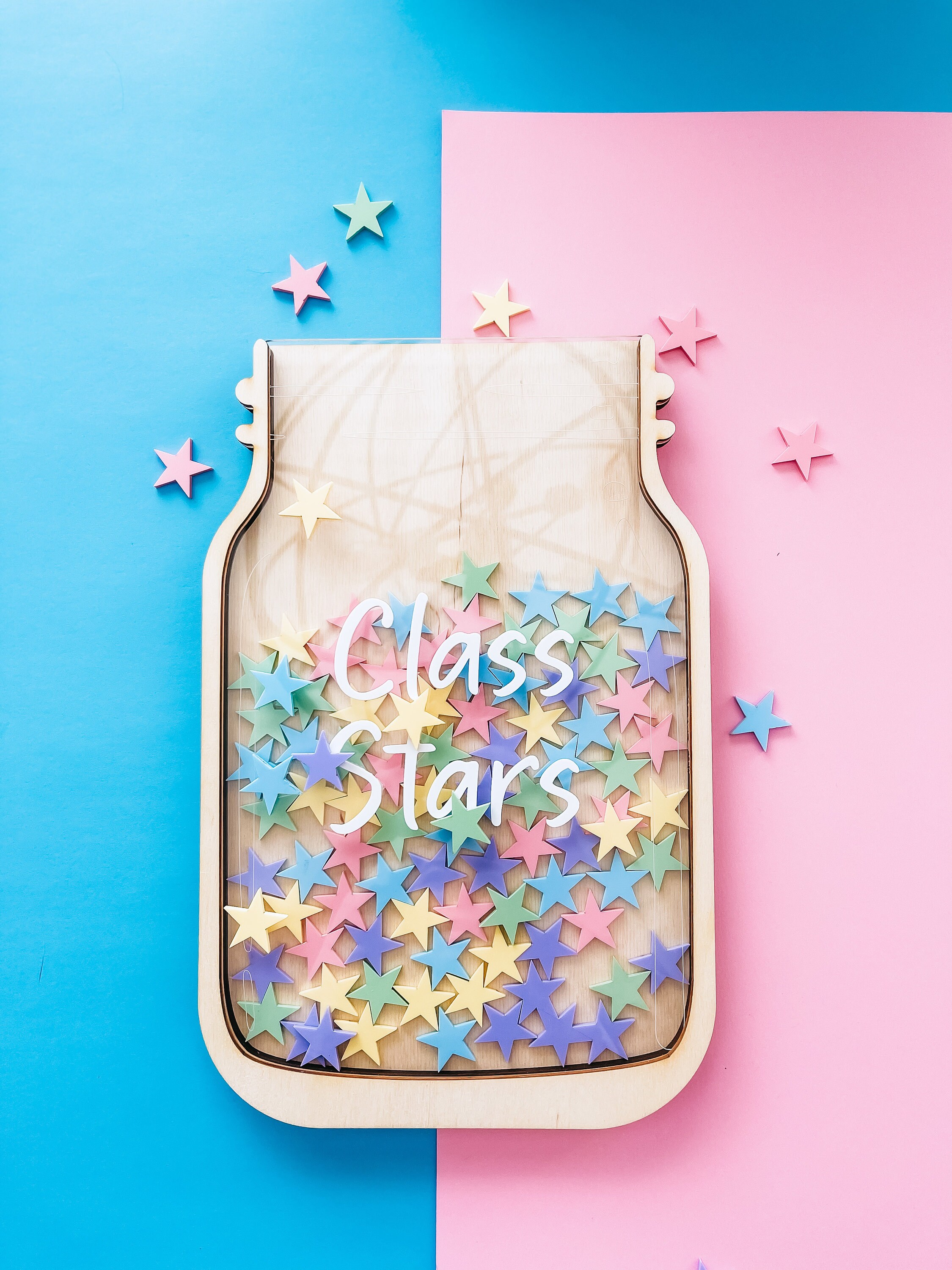 XL Classroom Reward Jar Class Star Jar Whole Class Reward - Etsy Canada