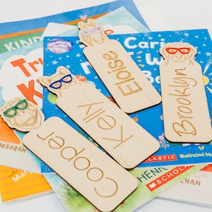 Kids Personalized Bookmarks | Kids Easter | Kids Reading Gift | Kids ...