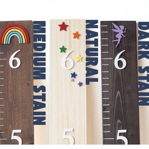 Growth Chart Ruler 3D | Playroom Decor | Wall Ruler | Personalized Wood ...