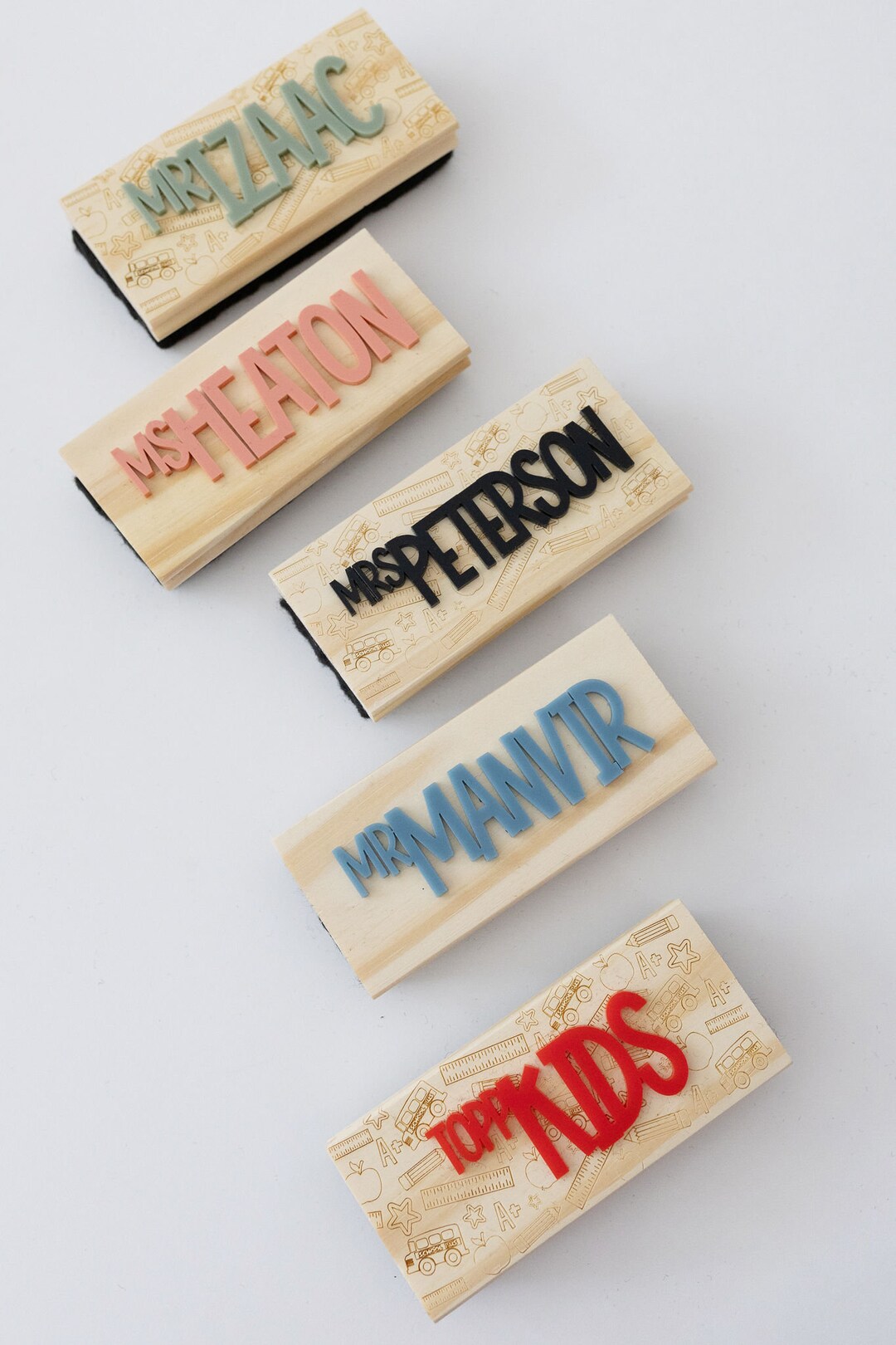 Custom White Board | Chalk Board Erasers | Laser Engraved and ...