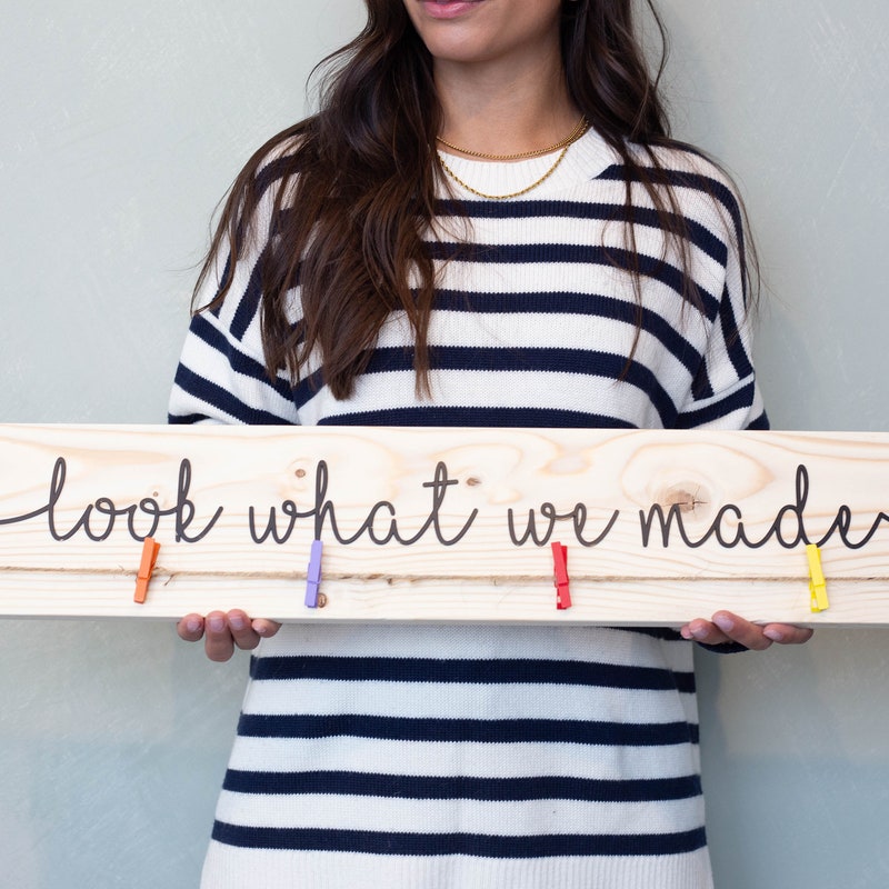 Look What I Made Sign - Etsy