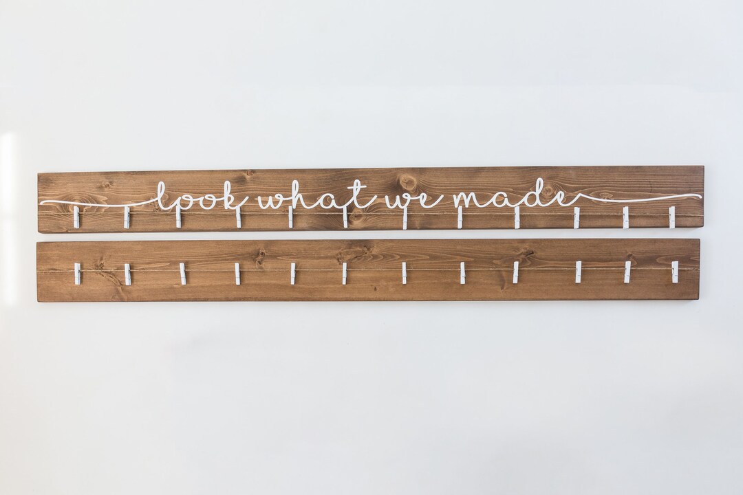 3D Kids Craft Look What I Made Sign + Extra Blank Sign | 60" Kids Art ...