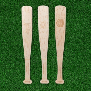 Personalized Wooden Baseball Bat | Mini Baseball Bat | Baseball Team ...