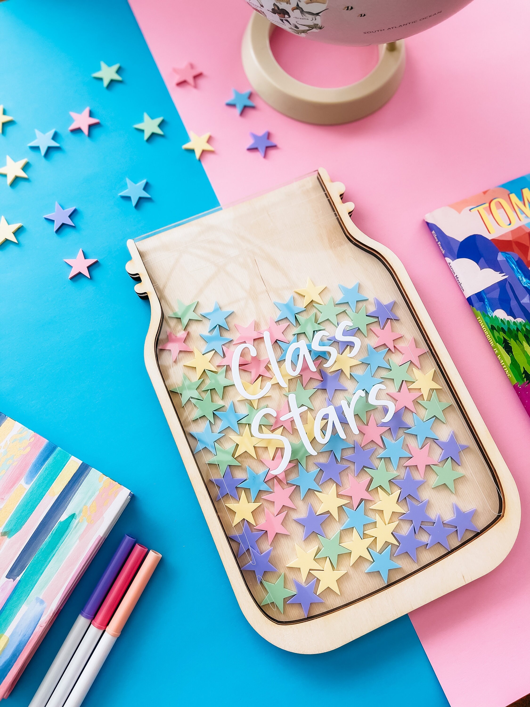 XL Classroom Reward Jar Class Star Jar Whole Class Reward - Etsy Canada