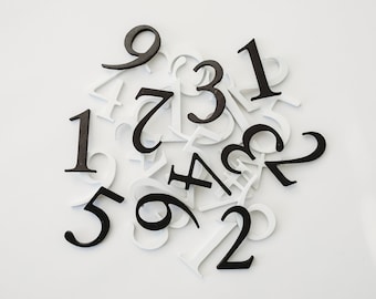 Acrylic Letters Numbers Arial Round Font 3/16 Thick - Etsy
