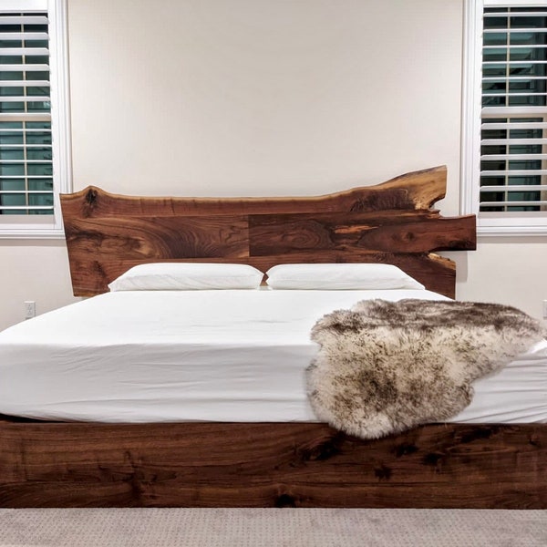 Walnut Bed Frame - Etsy