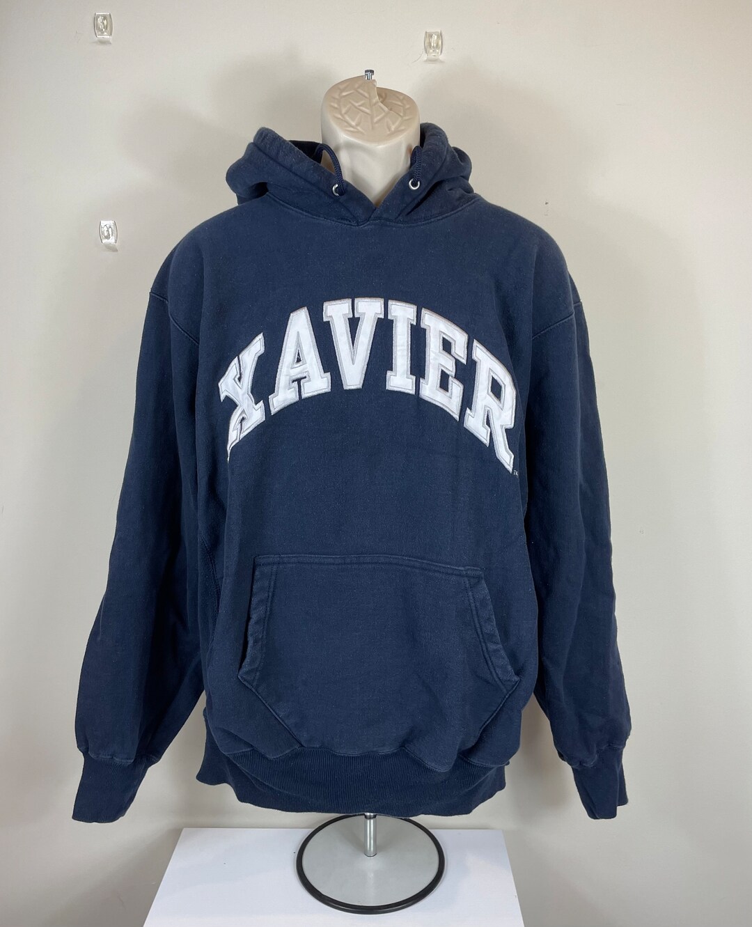 Vintage Xavier University Hoodie Adult XL Blue Heavyweight - Etsy