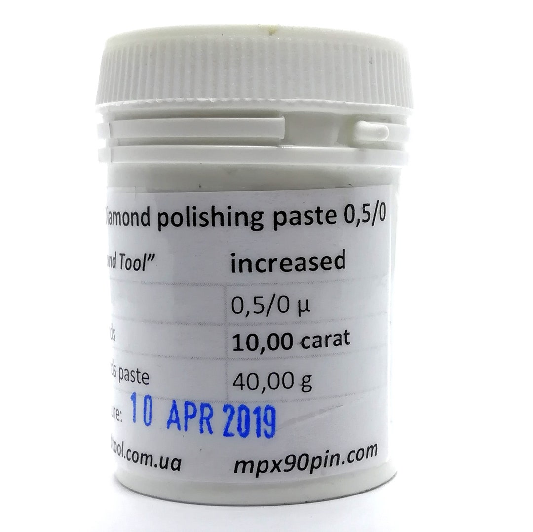 0.5 Micron Diamond Polishing Paste – Increased Concentration – 40g Jar ...