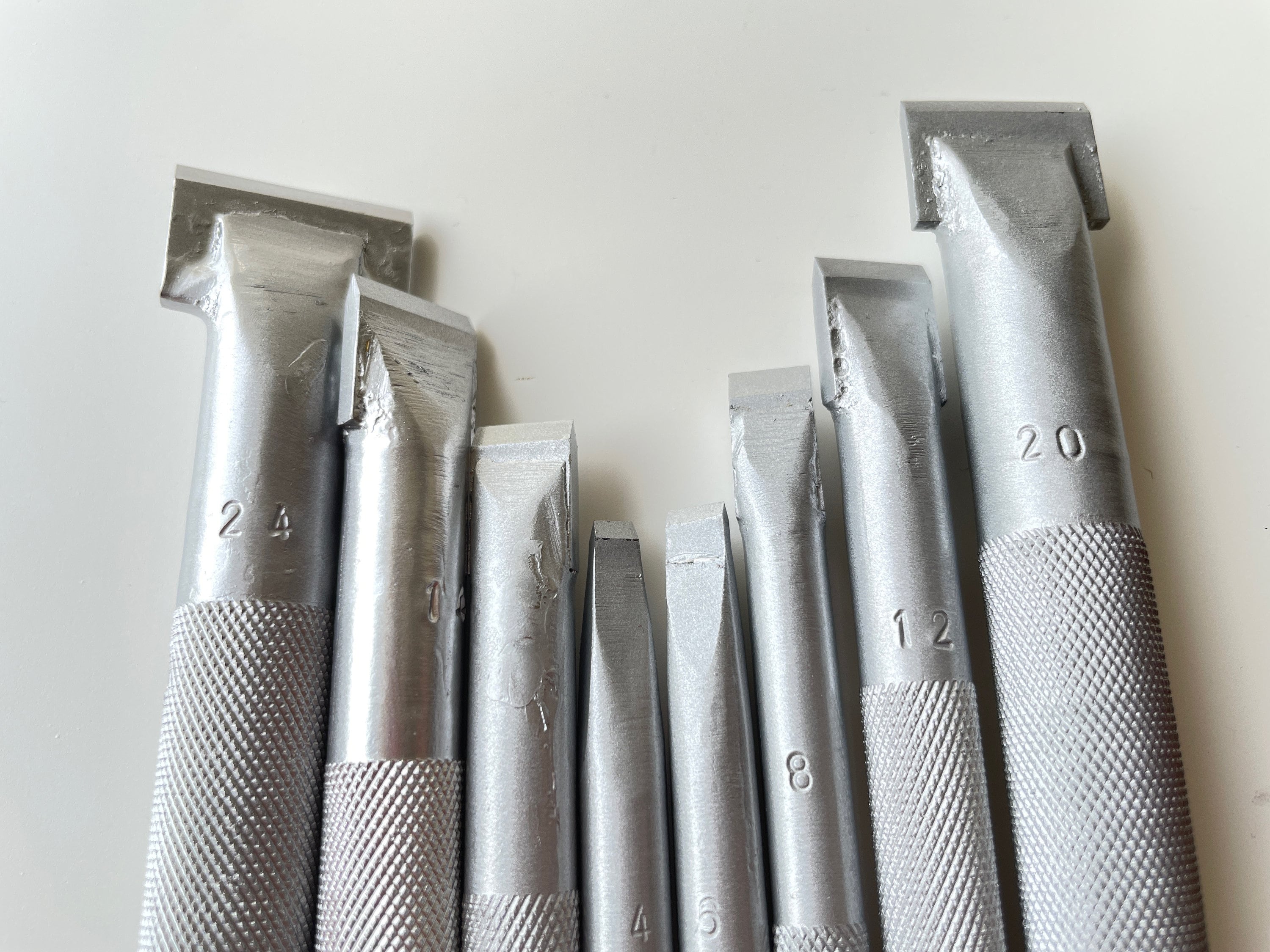 Stone Carving Chisels Set of 8 Elite Carbide Tips Chisel for Stone With ...