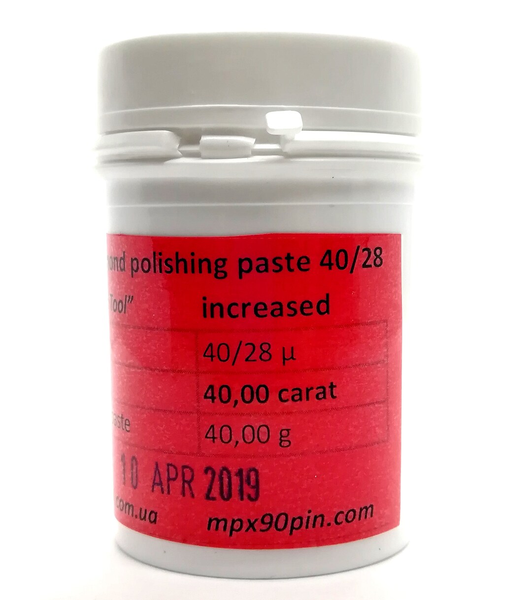 Grit 40/28 Micron, Lapping Compound, Diamond Paste, Increased ...