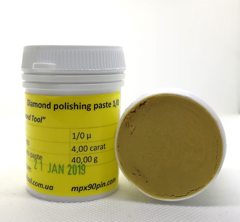 1.0 Micron Diamond Polishing Paste: Oil-based Lapping Compound (40g ...