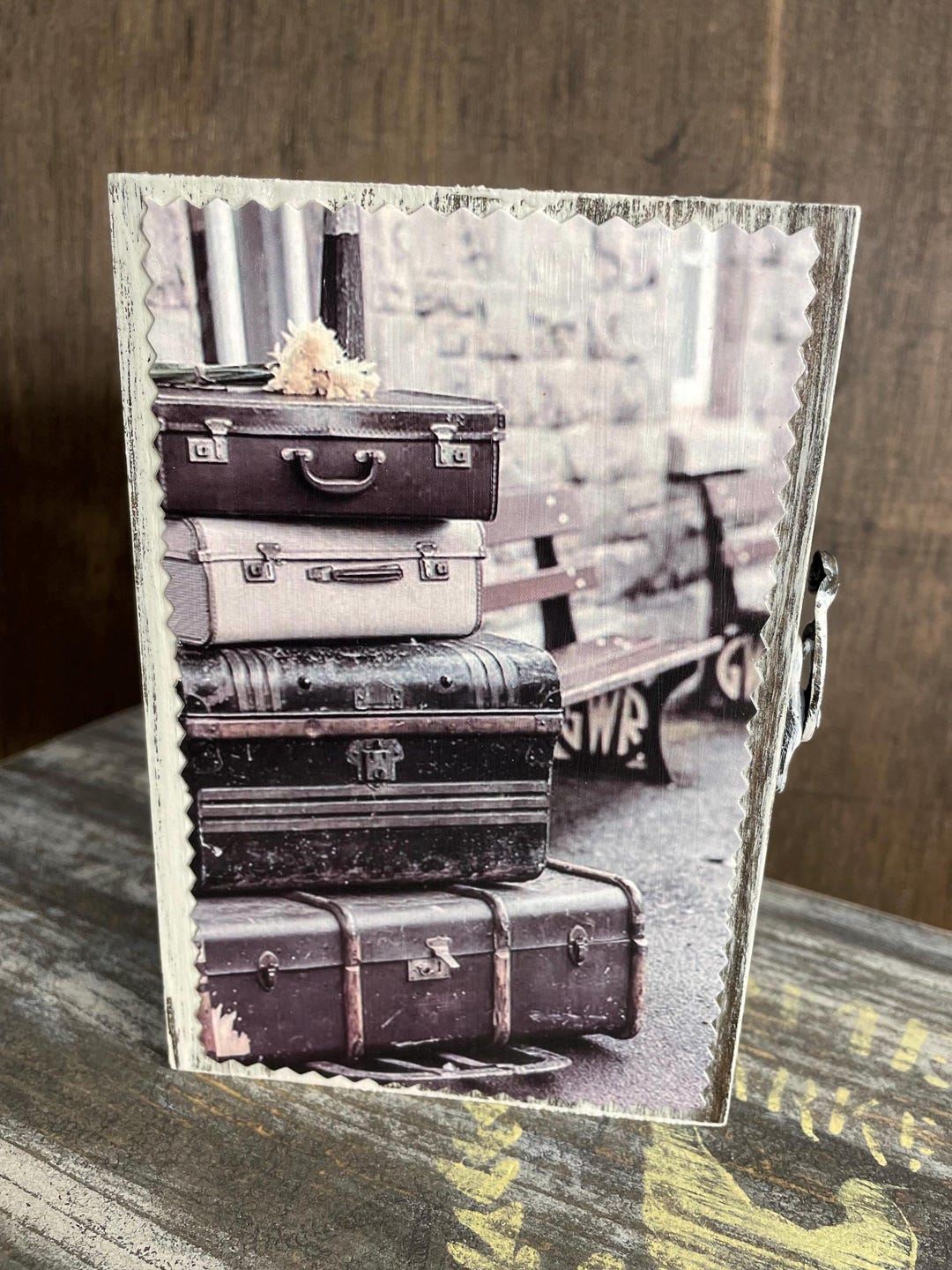 Vintage Shabby Handcrafted Luggage, Keepsake, Treasure Box. - Etsy