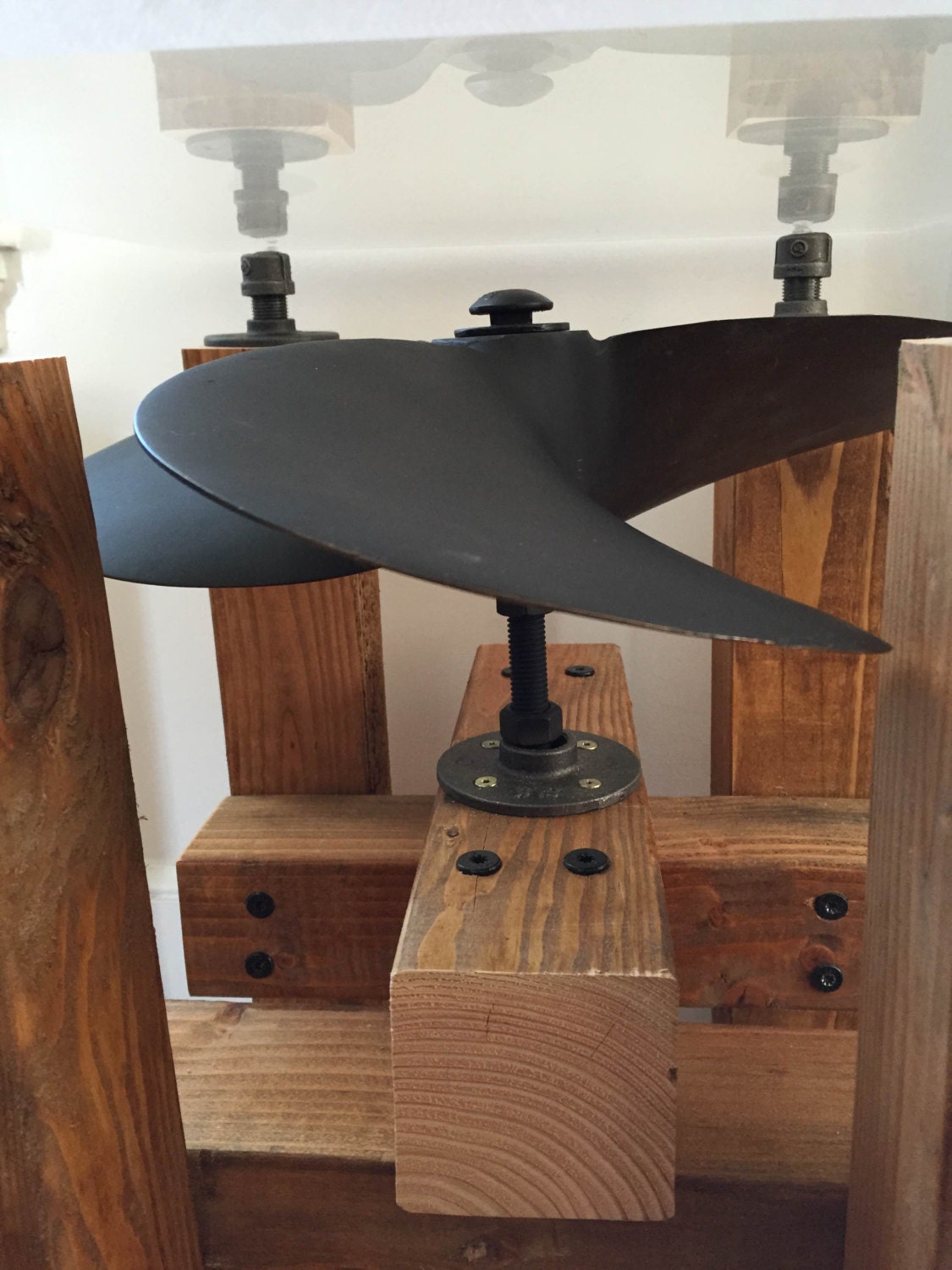 Antique Propeller Table/industrial Side Table/coffee | Etsy