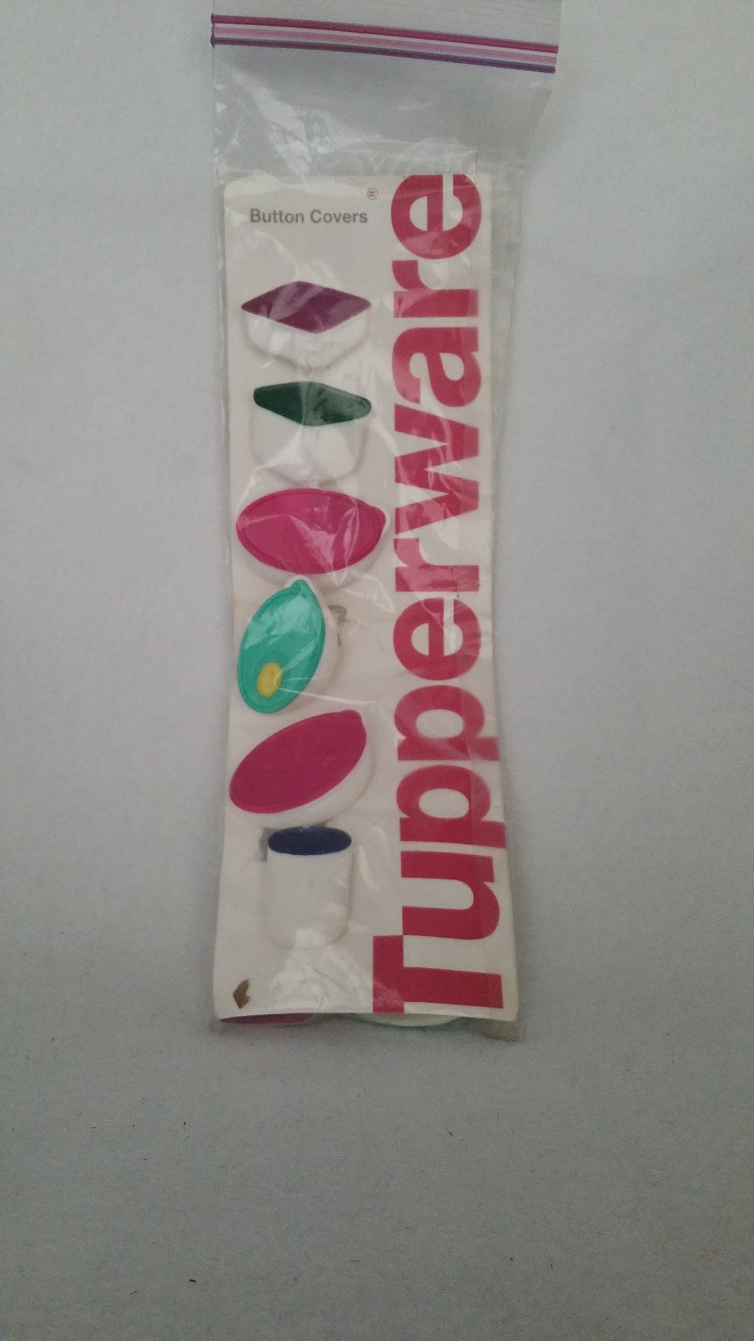 10 Vintage Tupperware Button Covers, Extra Covers, 10 Total, Sewing ...