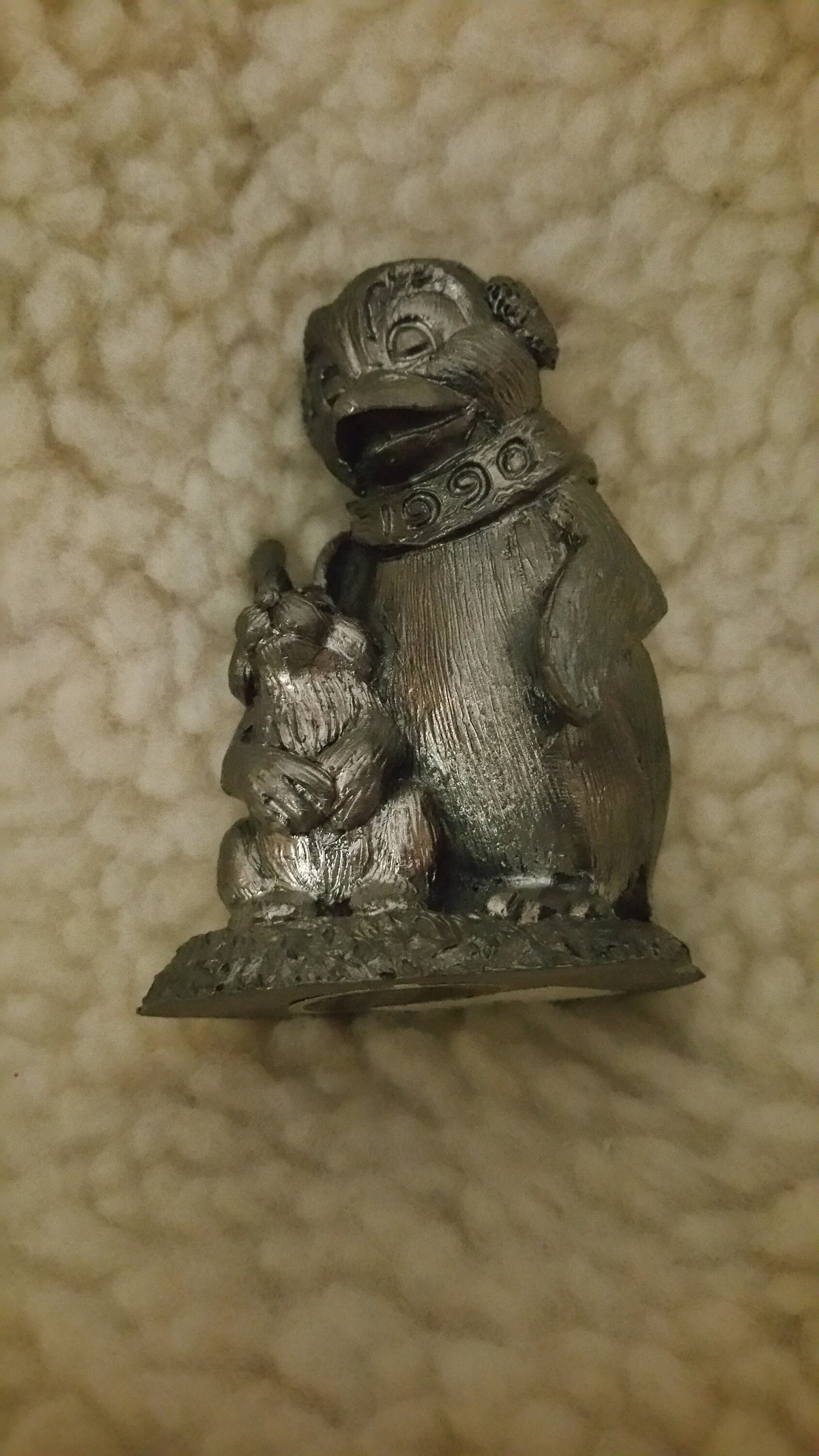 Ricker's Pewter Ray & Cheryl Penguin and Rabbit Figurine, Michael A ...