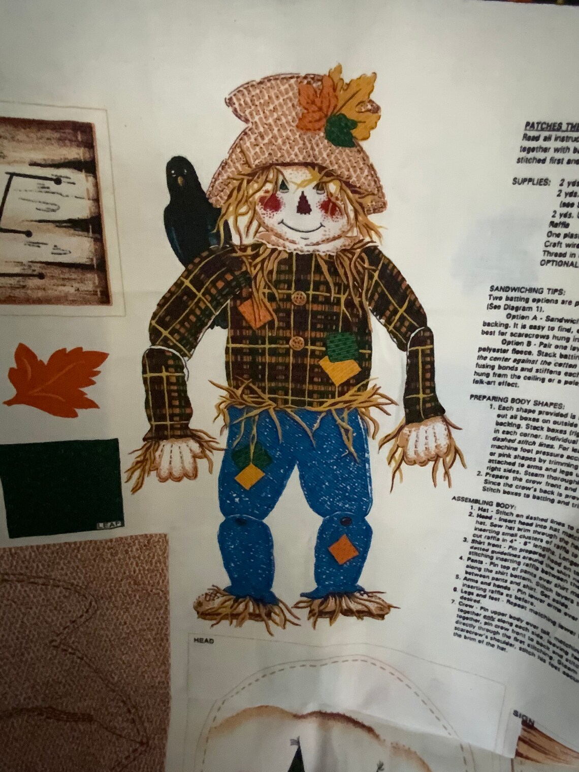 DIY Patches the Scarecrow to stuff signs Halloween - Etsy.de