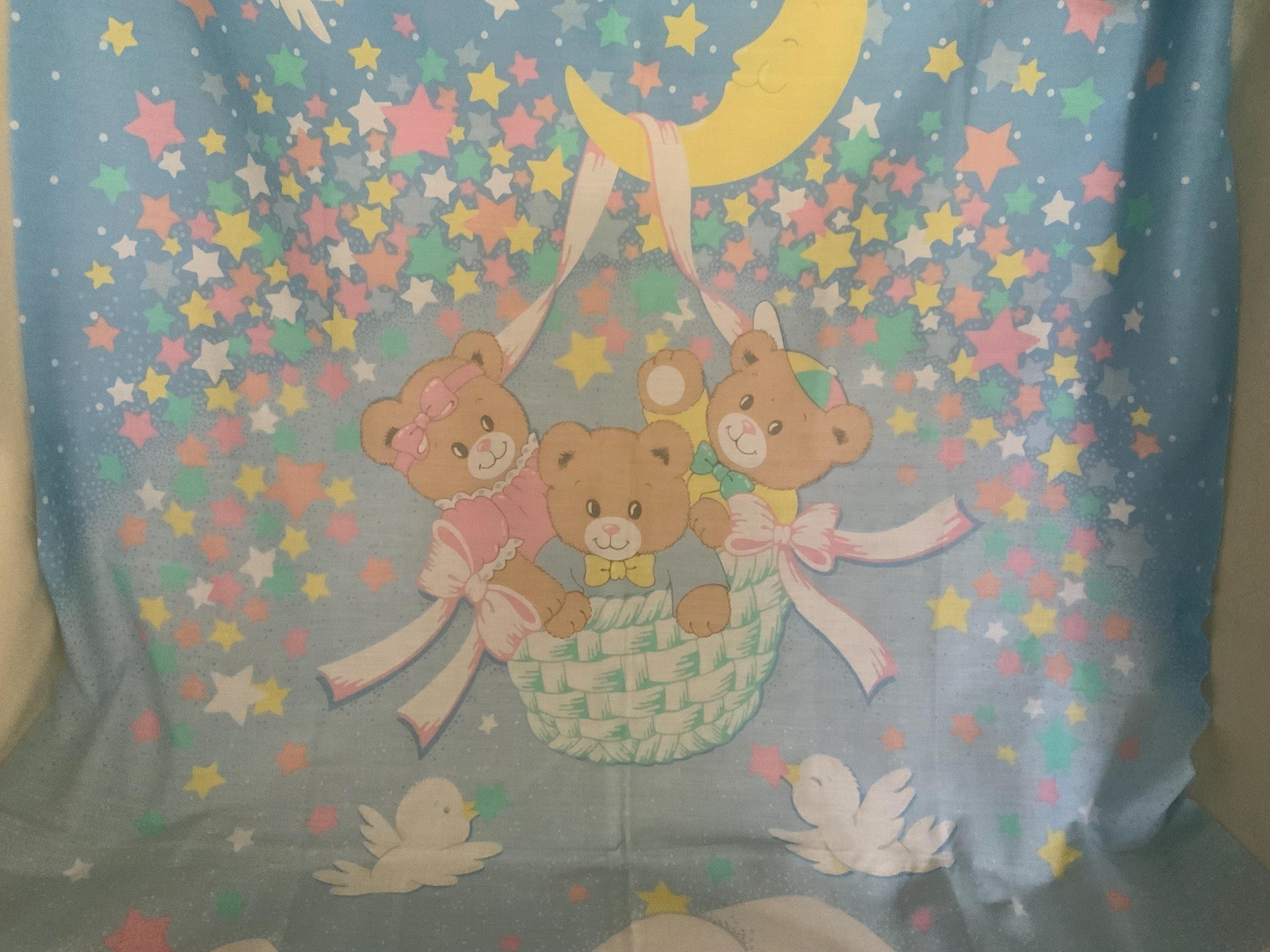 Choice of 4 Baby Fabric Panel Designs to Make Quilts, Blankets,etc ...